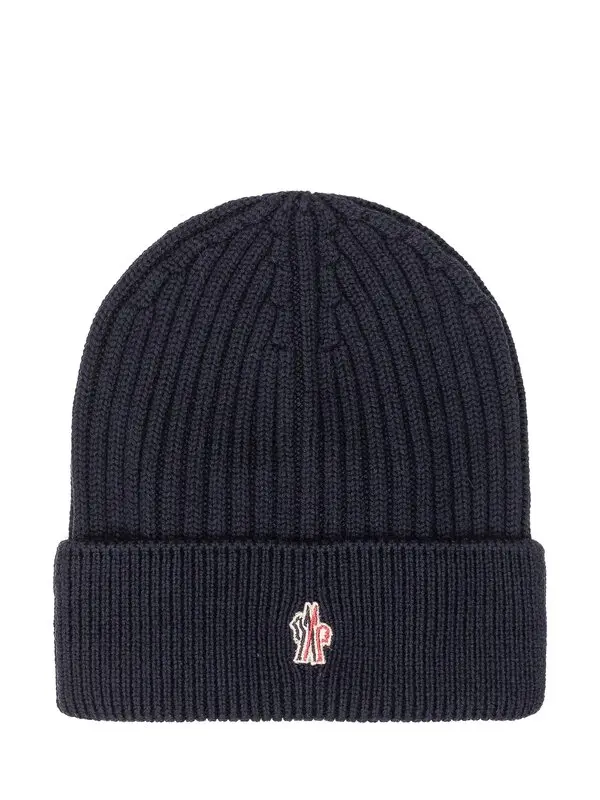 Moncler Rib-knit Beanie With Fold-over Cuff