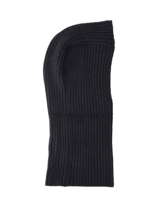 Needles Ribbed Knit Balaclava - Black