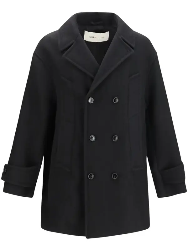 AMI Paris Virgin Wool Coat