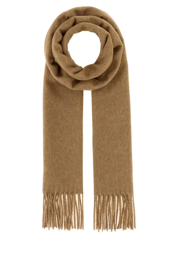 Prada Biscotto Silk-cashmere Blend Scarf - Camel