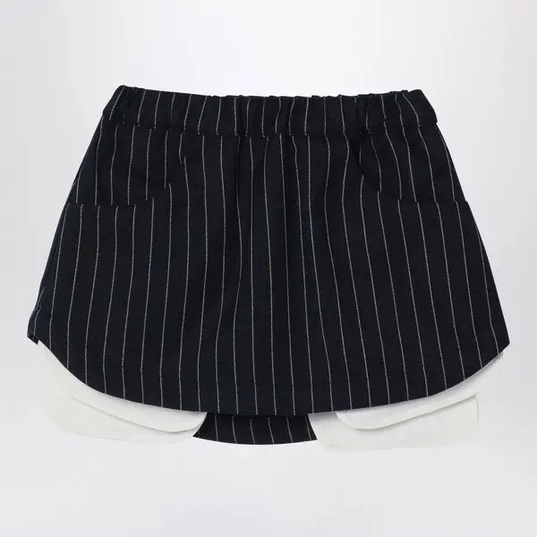 DOUUOD Pinstripe Grace Mini Skirt