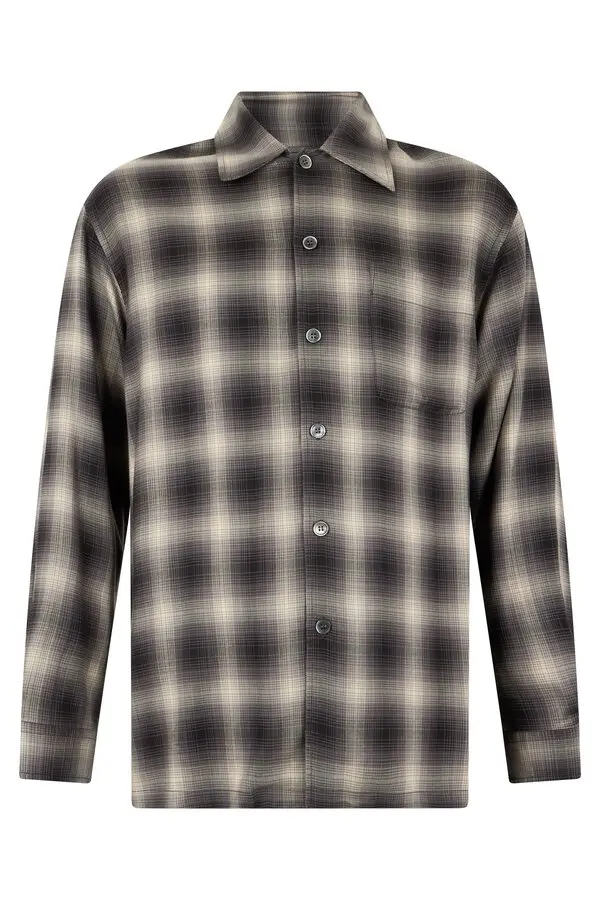 Our Legacy Long-sleeve Check Button-down Shirt - Multicolor