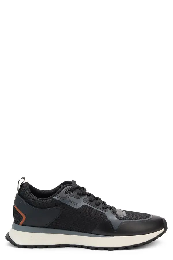 BOSS Athletic Lace-up Sneakers - Black