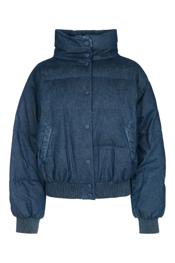 JACOB COHЁN Denim Bomber Down Jacket