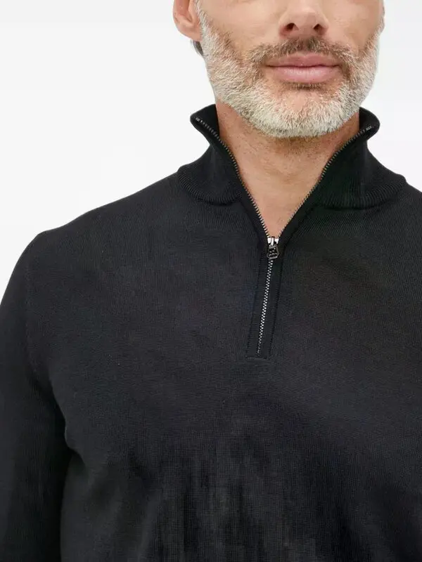 JOOP! Quarter-zip Logo-plaque Sweater