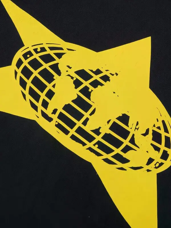 BARRIERS Distressed Star-logo T-shirt