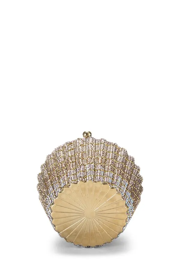 Judith Leiber Pink Crystal Cupcake Minaudiere