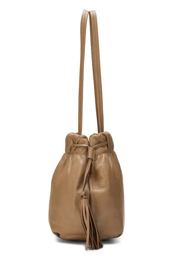 Prada Calfskin Drawstring Tote