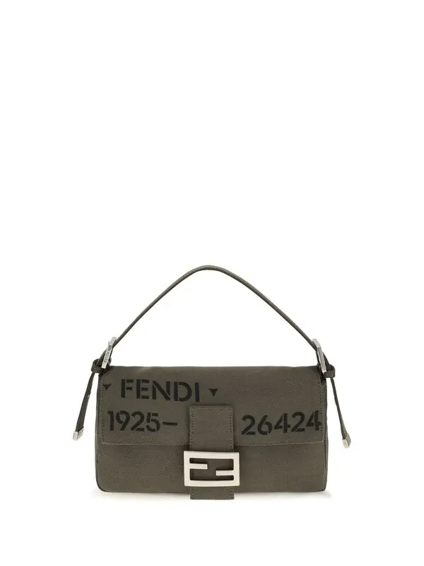 Fendi Baguette® 26424 Canvas Shoulder Bag - Green