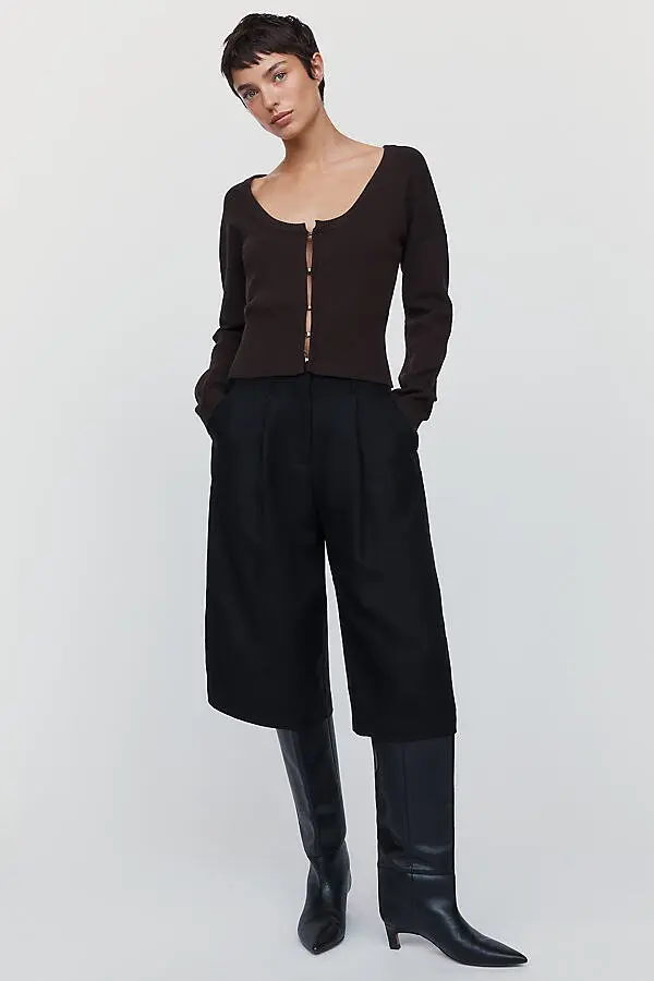Maeve Scoop Neck Cardigan