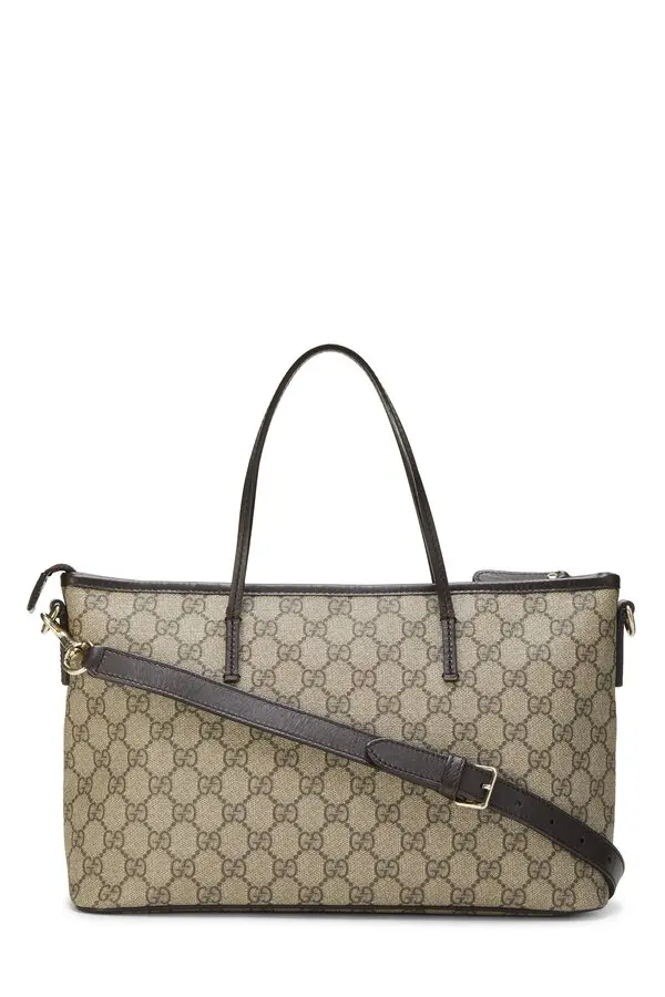 Gucci Original Gg Supreme Zip Tote