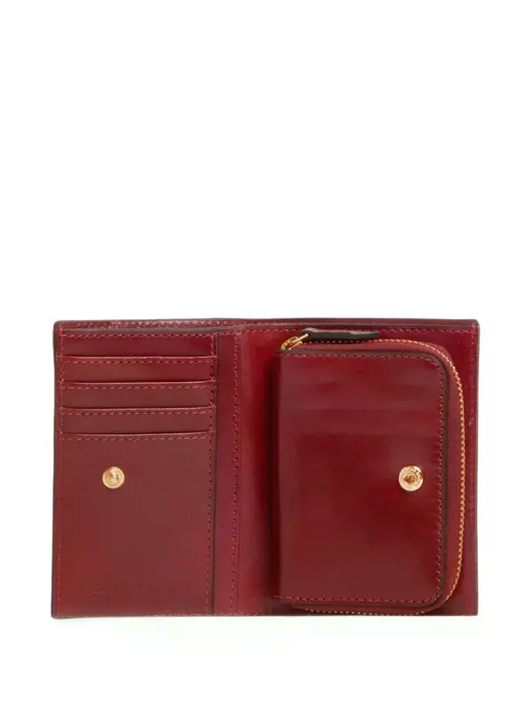 THE BRIDGE Logo-print Leather Wallet - Red