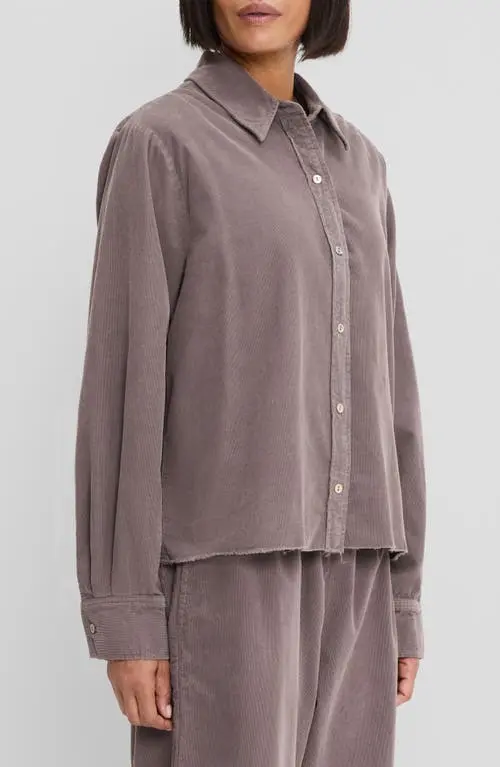 Michael Stars Callan Button Down Corduroy Shirt