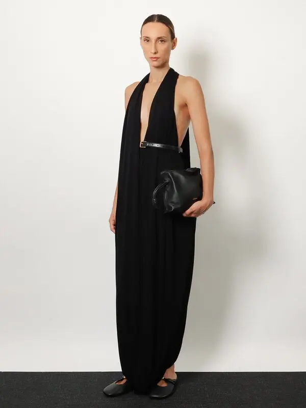 Loewe Flamenco Leather Clutch