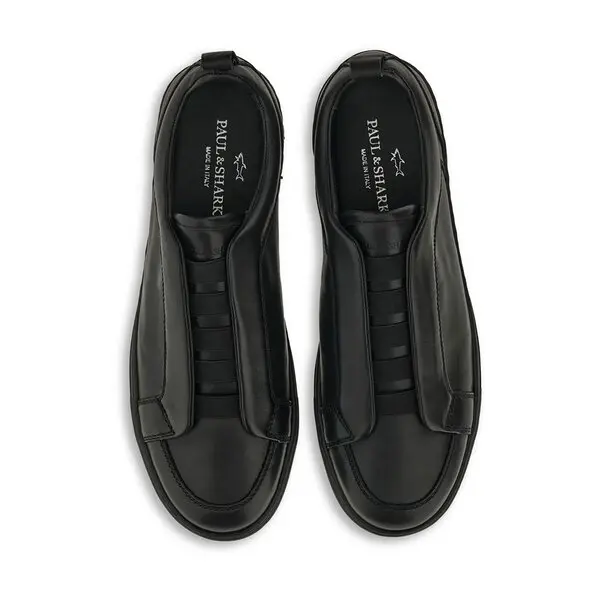 Paul & Shark Leather Slip-on Sneakers