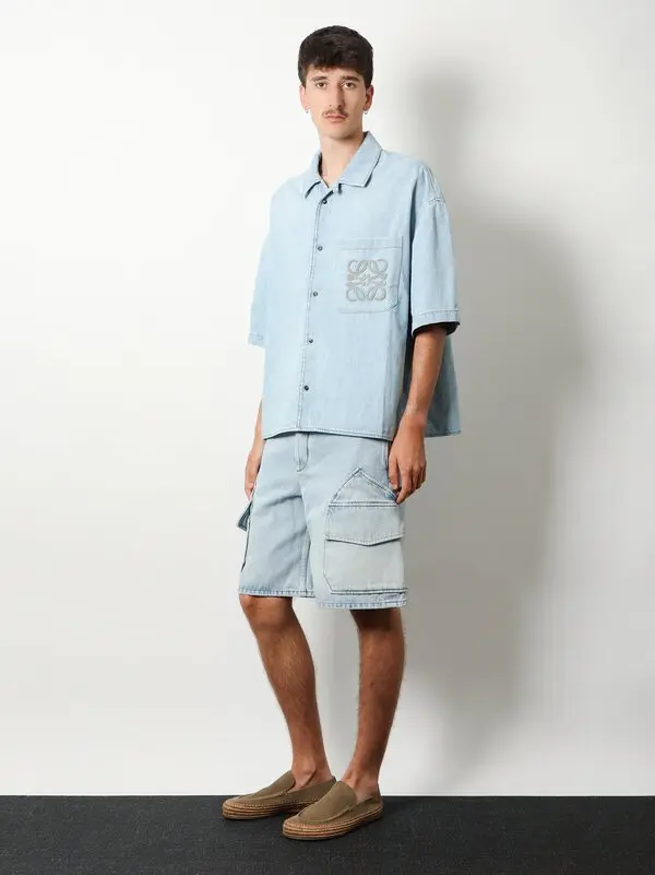 Loewe Pantalone Corto Con Tasche - Multicolor