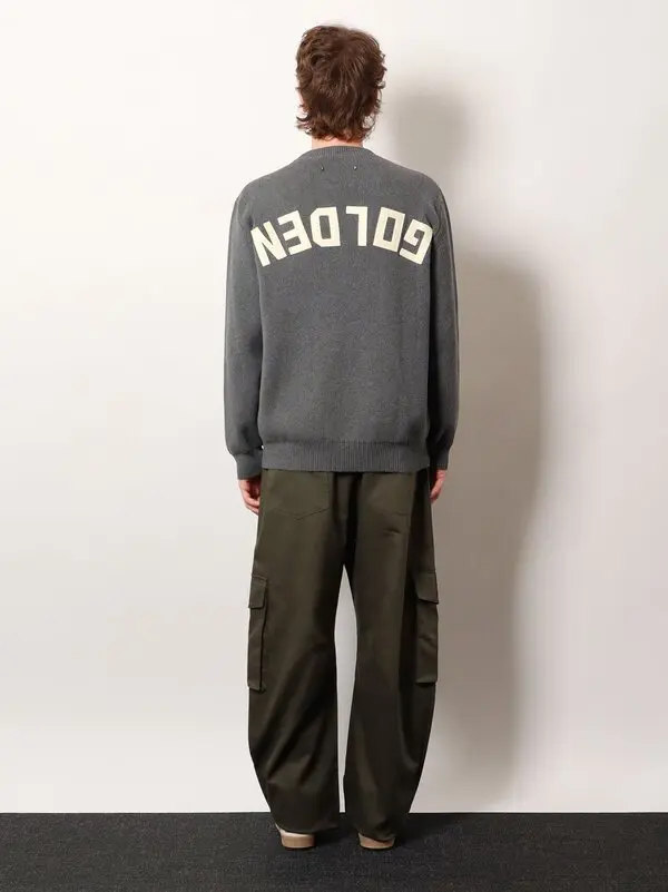 GOLDEN GOOSE Davis Ribbed Cotton Sweater - Multicolor