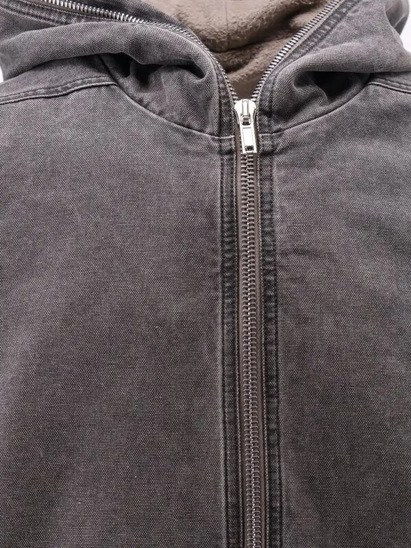 Rick Owens Gimp Zipfront Kjt In Organic Cotton