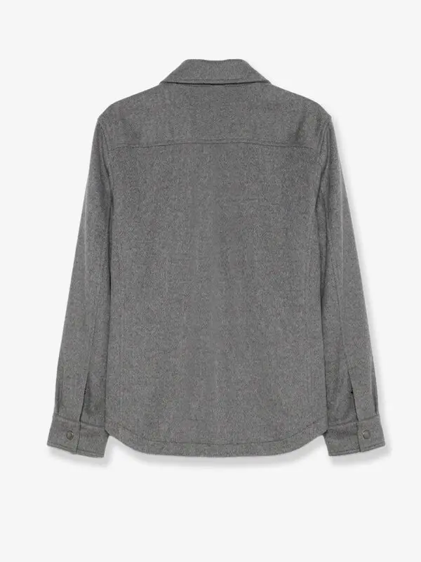 Brunello Cucinelli Outerwear Lightweight Virgin Wool Cloth Shirt