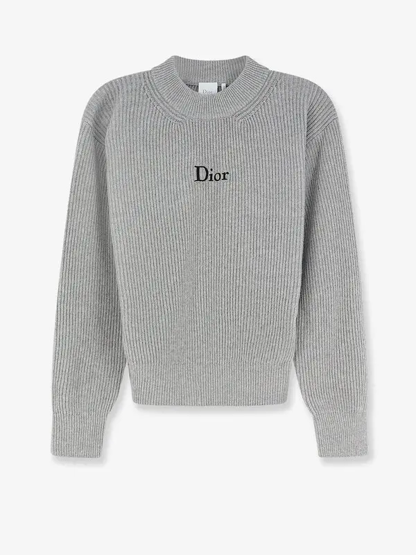 Dior Ribbed Wool And Cashmere Blend Sweater