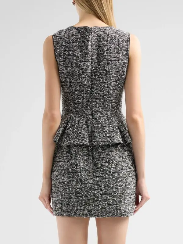 MILLY Piper Tweed Mini Dress