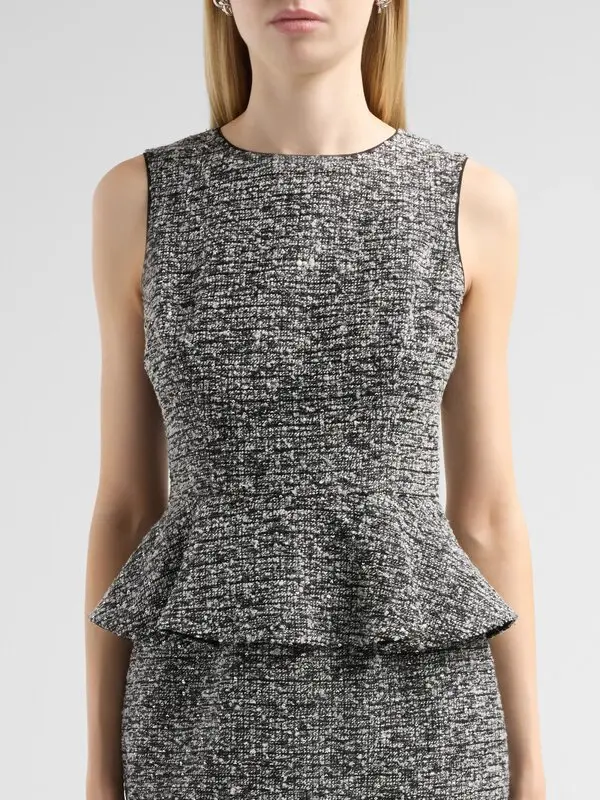 MILLY Piper Tweed Mini Dress