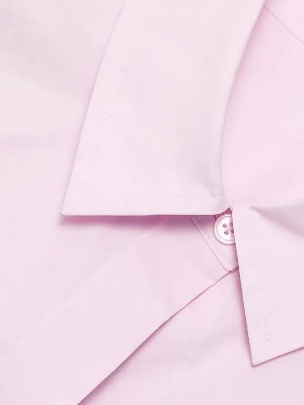 Simkhai Renata Cropped Button-up Shirt