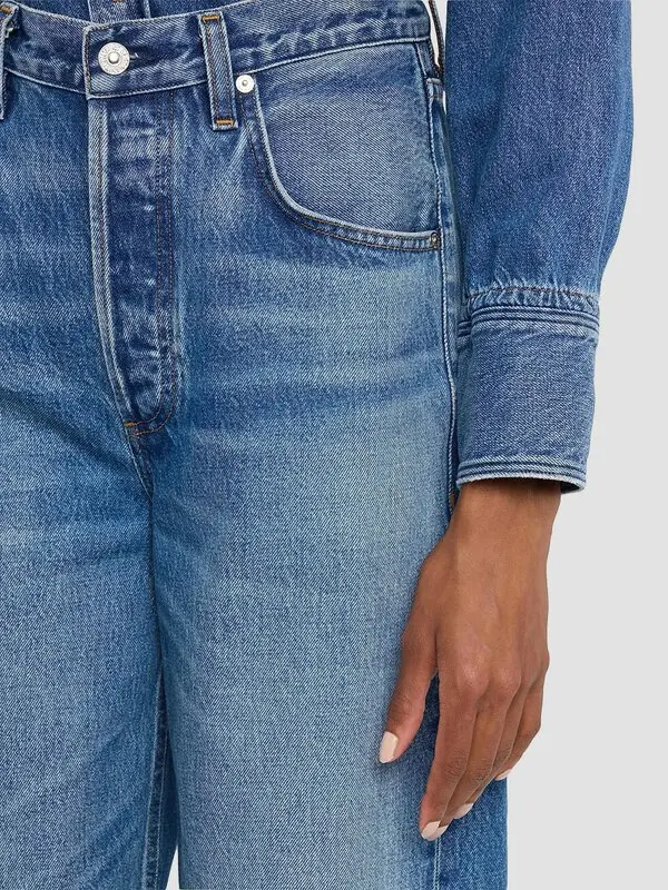 ARGENT Ayla Baggy Whiskered Jeans
