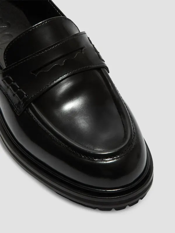 AeydĒ Leon Polido Leather Loafers