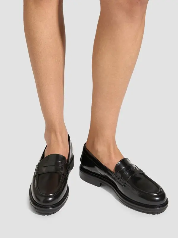 AeydĒ Leon Polido Leather Loafers