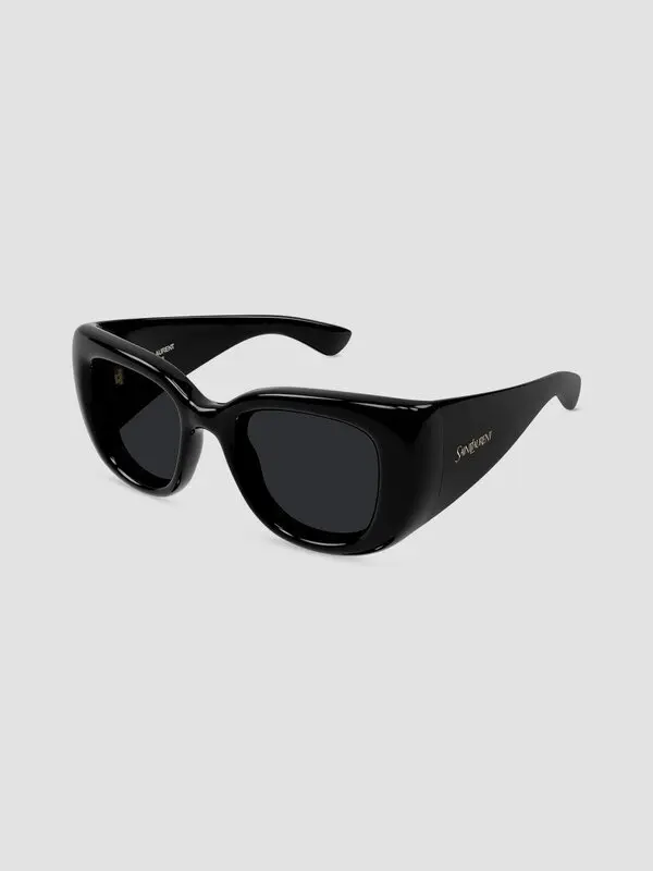 Saint Laurent Howl 55mm Cat-eye Sunglasses - Black