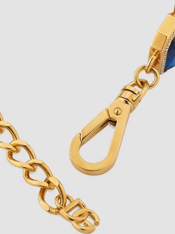 Dolce & Gabbana Carretto Goldtone & Glass Crystal Necklace
