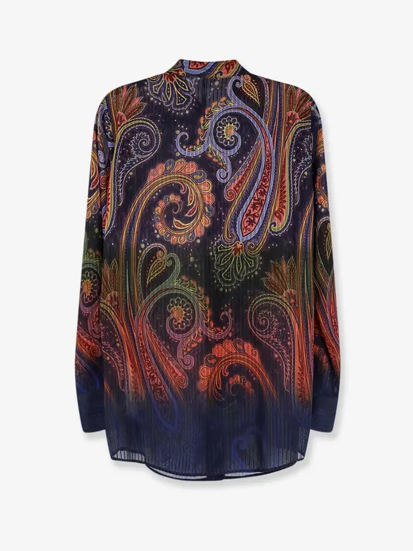 Etro Shirt With Paisley Print - Multicolor