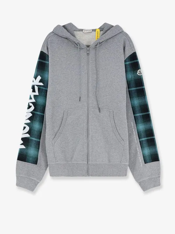 Moncler Cotton Zip-up Hoodie - Multicolor