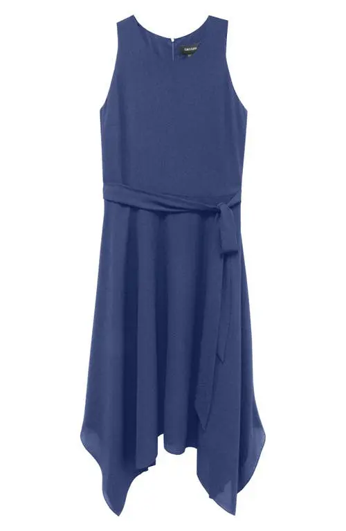 Karen Kane Sleeveless Handkerchief Hem Dress