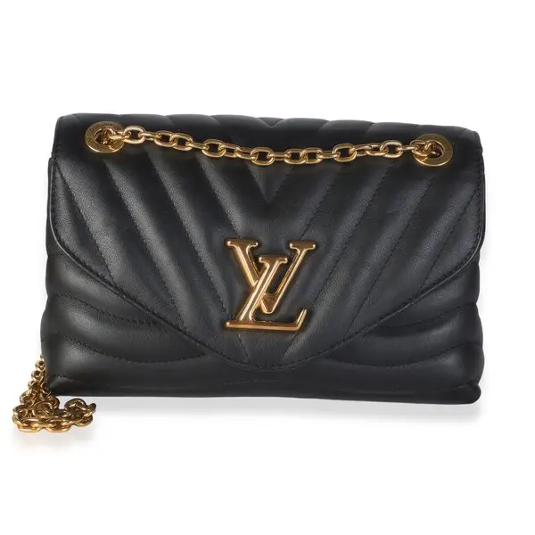 LOUIS VUITTON Calfskin New Wave Chain Mm Nm - Black
