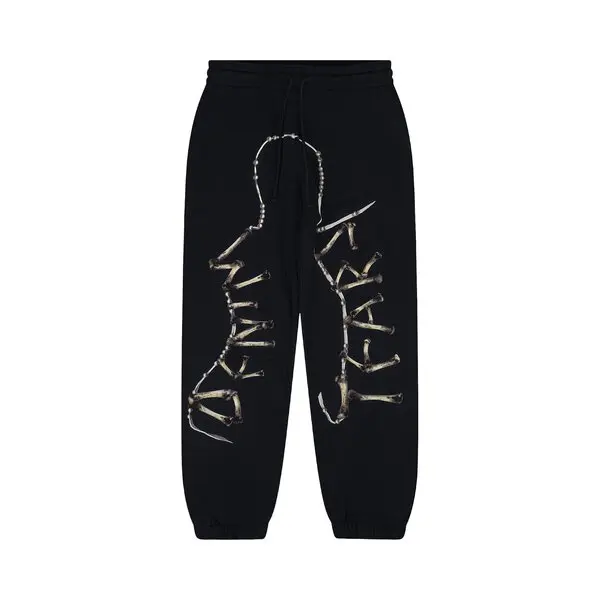 DENIM TEARS Bones Sweatpants - Black
