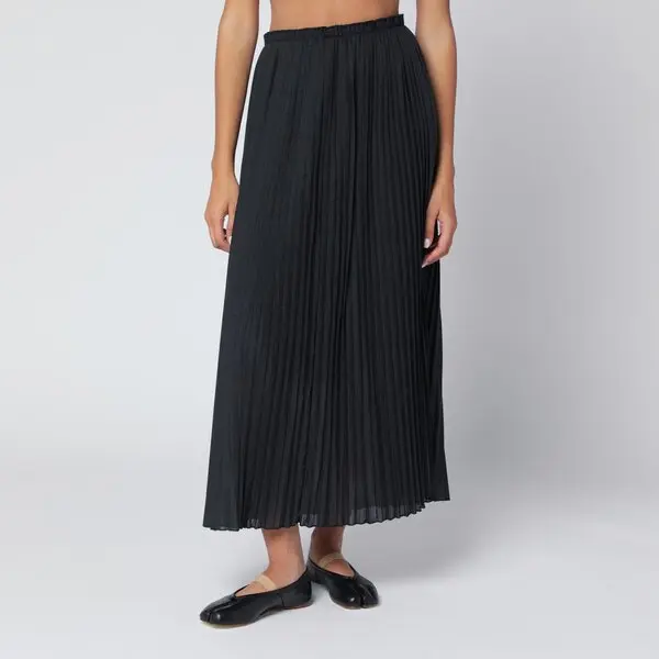 MKDT STUDIO Pleated Mini Skirt With Draped Atelie-inspired Design
