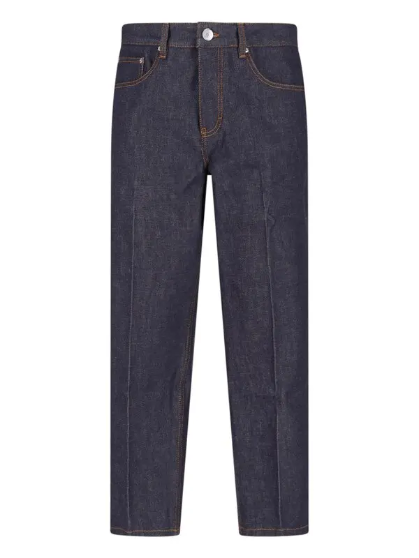 AMI Paris Straight-leg Jeans - Blue