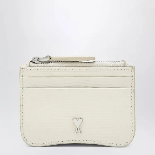 AMI Paris Paris Paris Mini Leather Card Holder