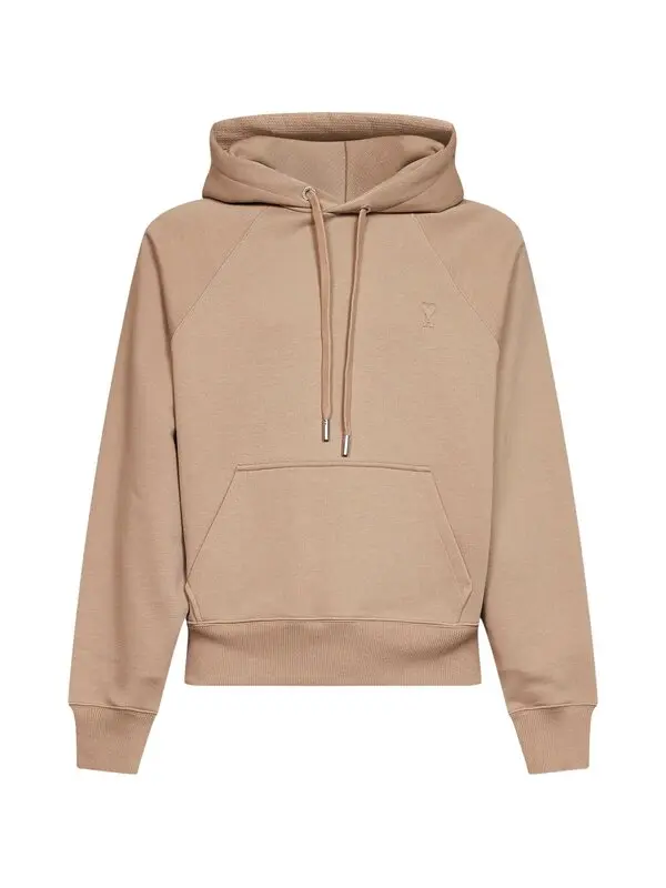 AMI Paris Tonal Embossed Of Coeur Hoodie