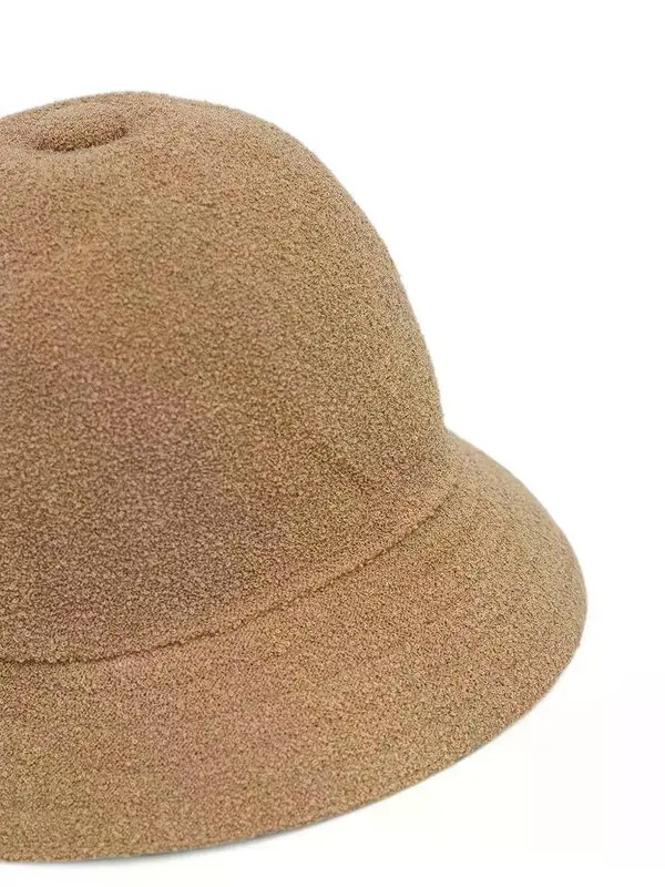 KANGOL Logo-embroidered Textured Bucket Hat