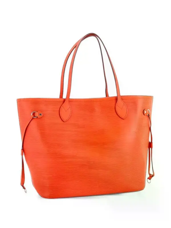 LOUIS VUITTON Neverfull Epi Leather Mm Tote Bag - Orange