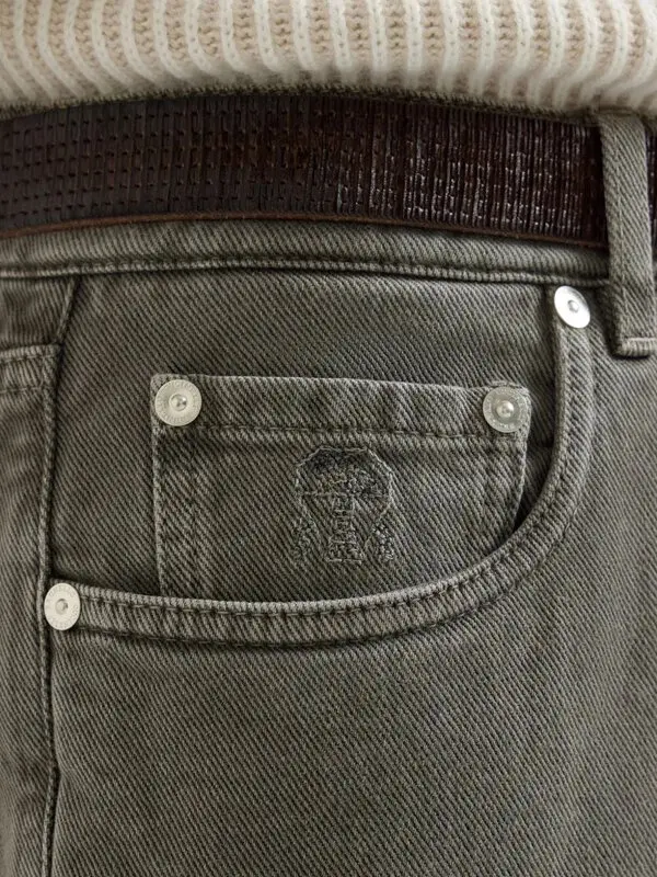 Brunello Cucinelli Dyed Denim Pants - Multicolor