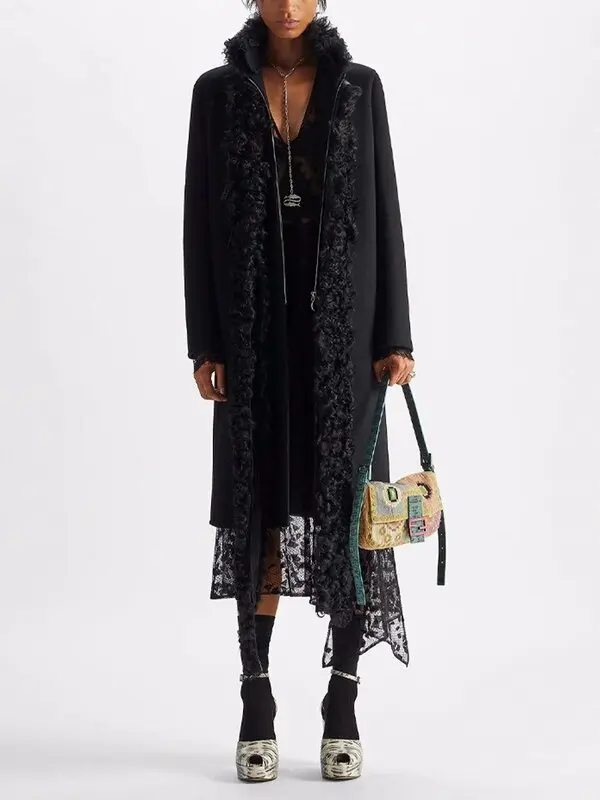 Fendi Coat Double Breasted - Multicolor