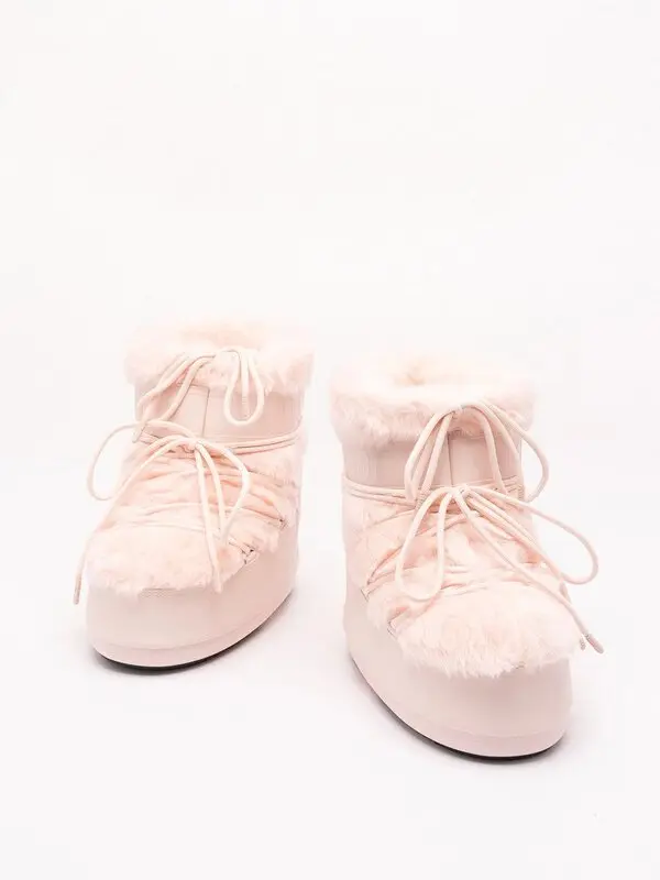 Moon Boot Icon Low Faux Fur` Boots - Multicolor