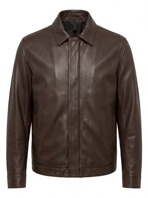 Tagliatore Foch` Leather Jacket