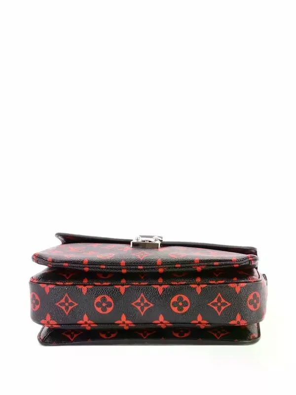 LOUIS VUITTON Pochette Metis Limited Edition Monogram Infrarouge Crossbody Bag - Black