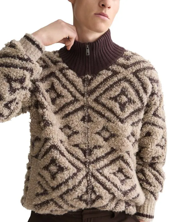 Scotch & Soda Jacquard High Neck Sweater