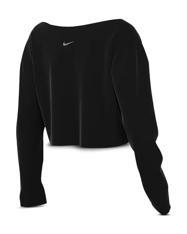 Nike Zenvy Dri-fit Long Sleeve Top - Black